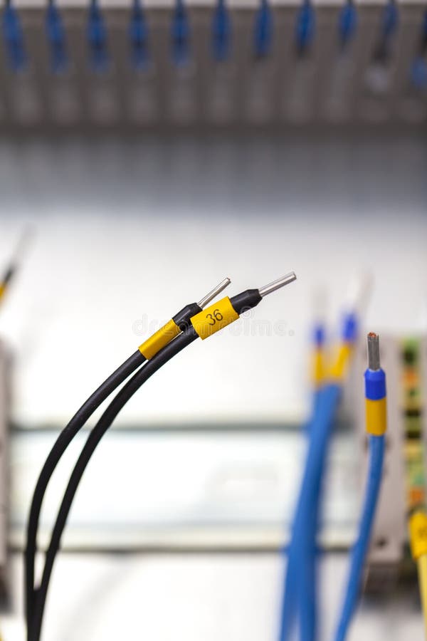Connecting wires, close up stock image. Image of icon - 146503333