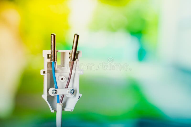 Connecting the Wires of an Electrical Appliance into an Electrical Plug ...