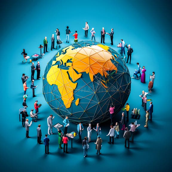 A Global Network of Diverse People Using Technology To Connect and ...