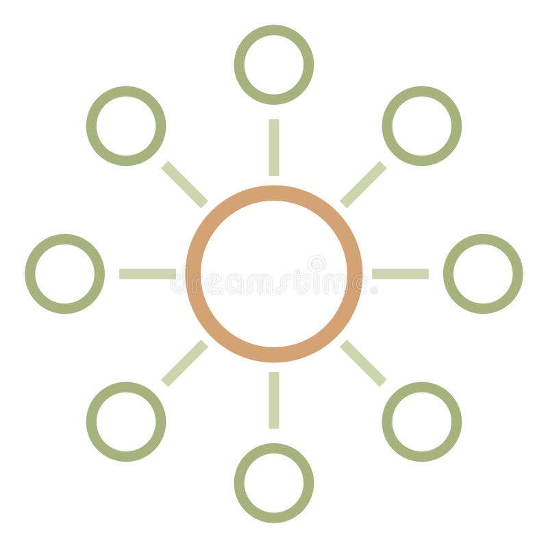 Networking Structure with Connected Lines and Dots. Abstract Connection ...