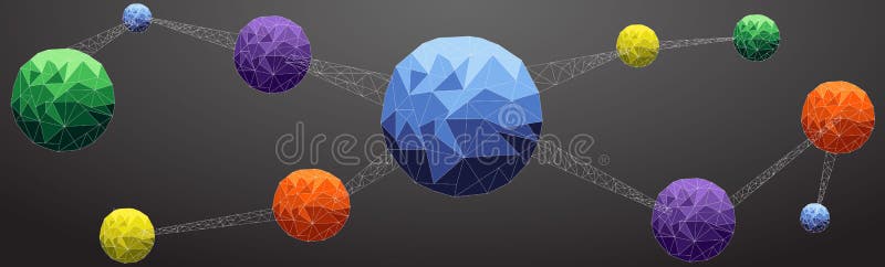 Connection atom stock illustration. Illustration of green - 77923902
