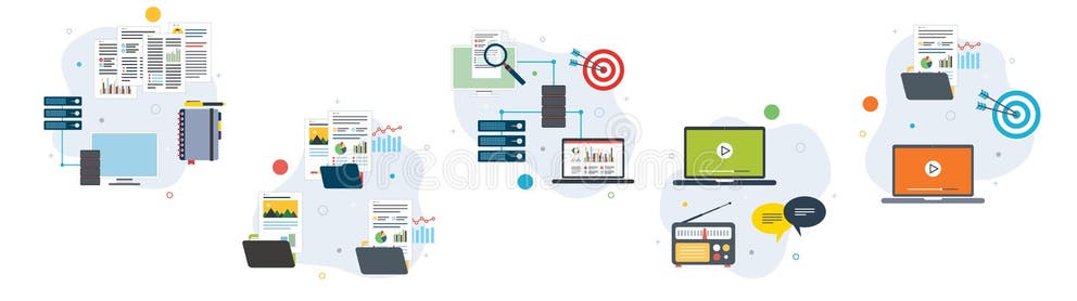 Connection, Backup, Report, Sharing, Communication and Computer Icons ...