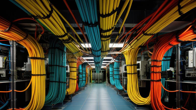 Connection Cable Networking Stock Illustration - Illustration of ...