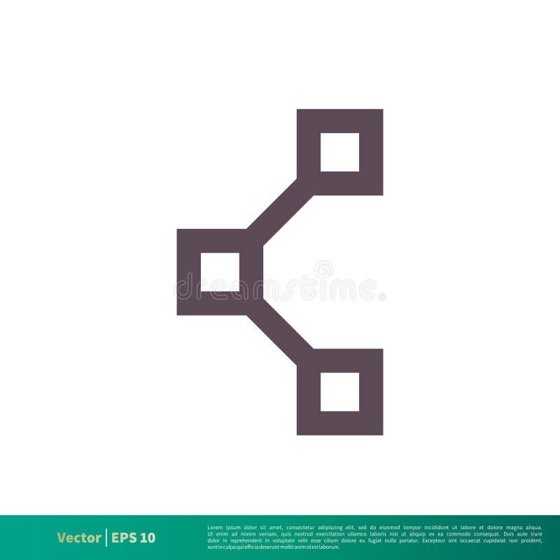 Connection Chain Icon Vector Logo Template Illustration Design. Vector ...