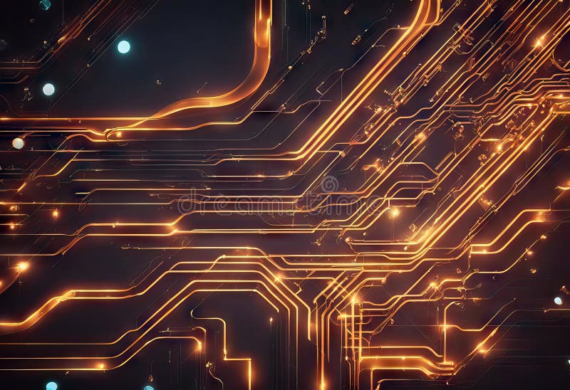 Connection Circuit Networking Modern Logistics Abstract Background ...