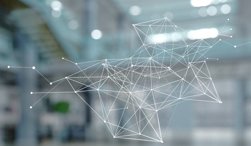 Connection and Communication Concept. 3d Rendering Stock Image - Image ...