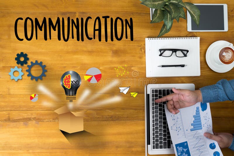 Connection Communication Ideas , Communication Connection Soci Stock ...