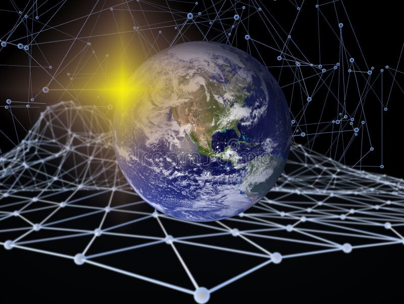 World Map Nasa Digital Fractal Stock Illustrations – 7 World Map Nasa ...