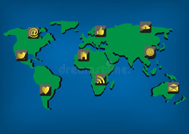 Connection concept stock vector. Illustration of network - 43744332