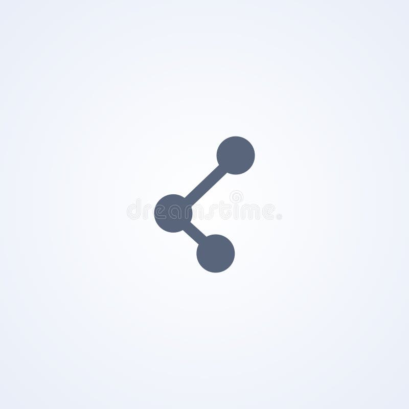 Share, Connection Icon, Flat Style Sign for Mobile Concept and Web ...