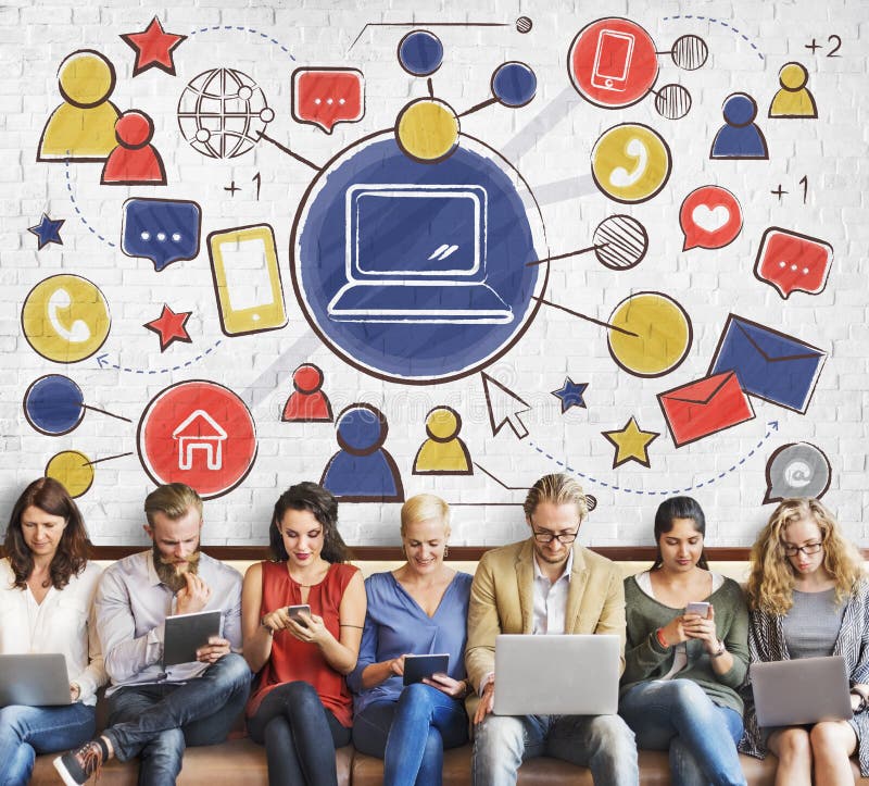 Connection Connecting Connect Connected Digital Concept Stock Image ...