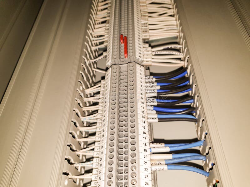 Connection of Electrical Control Wires in the Terminal Block ...