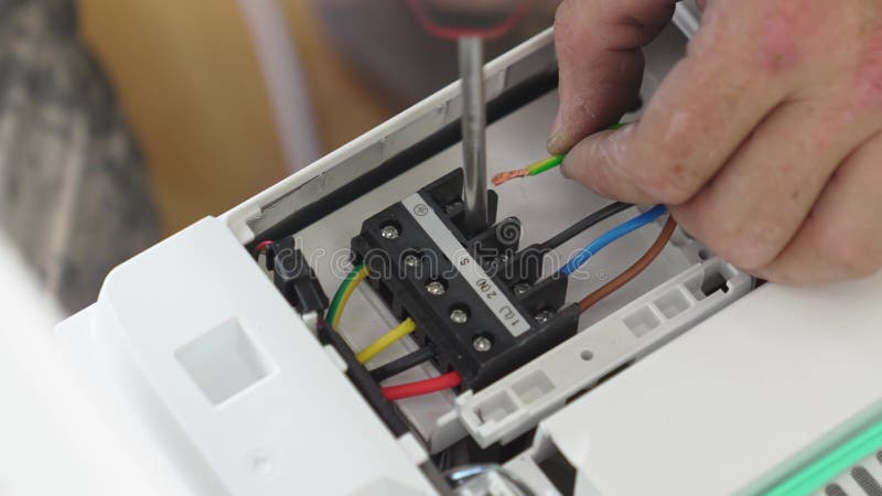 Connection of Electrical Wires of Electrical Appliances, Split Systems ...