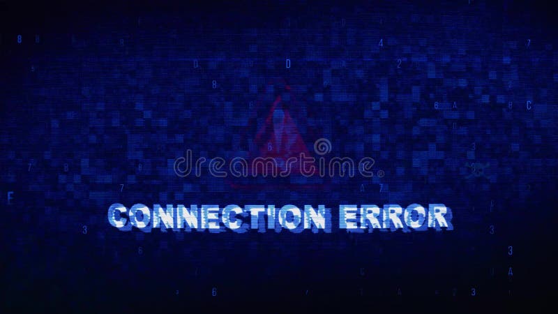 Error Text with Glitch on Black Background Stock Footage - Video of ...