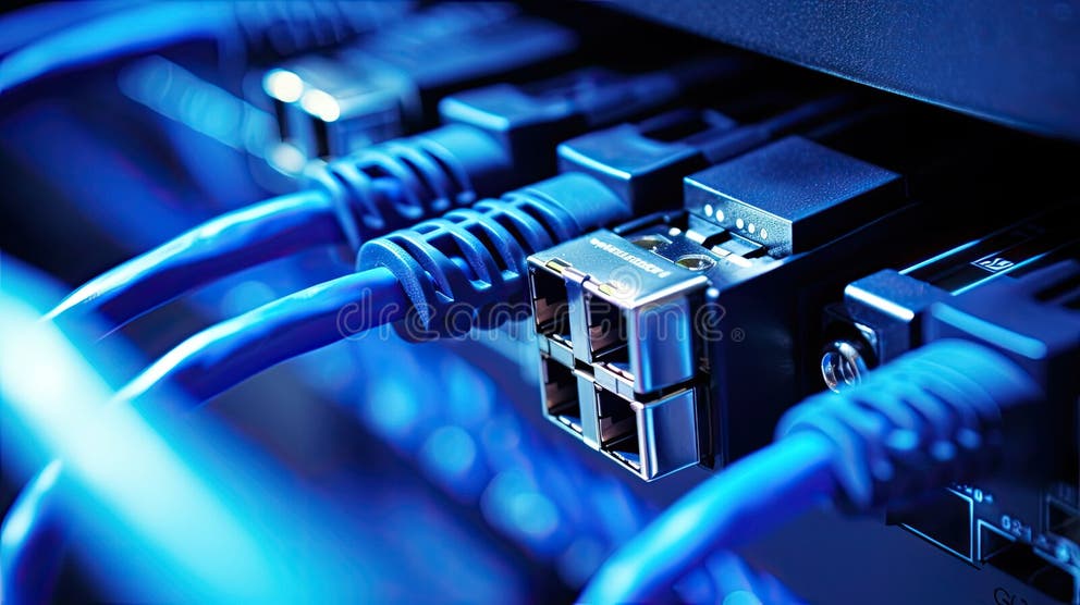 Connection ethernet cable stock illustration. Illustration of internet ...