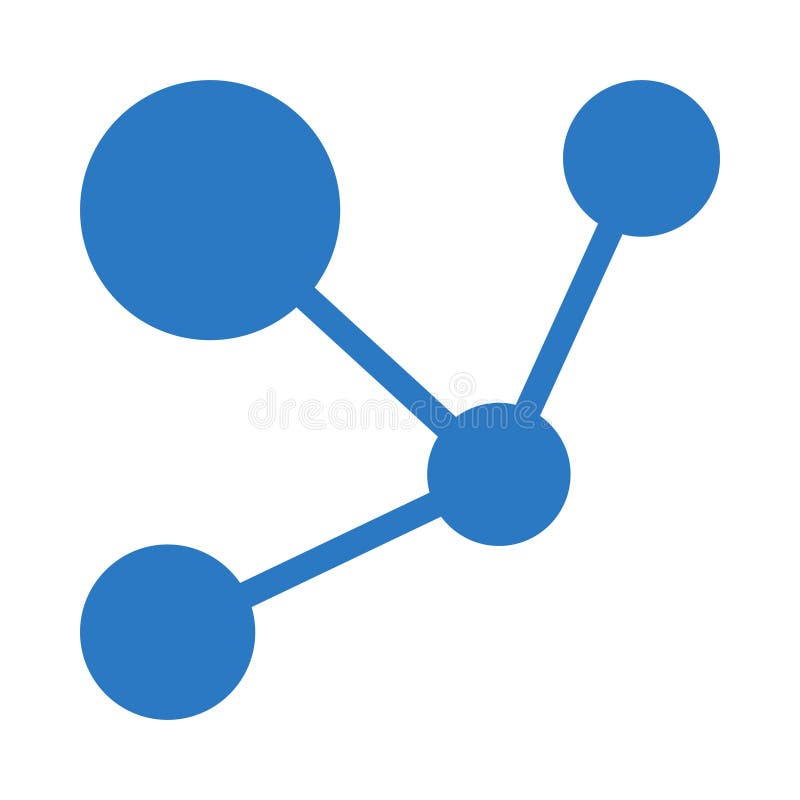Connection Glyph Color Flat Vector Icon Stock Illustration ...