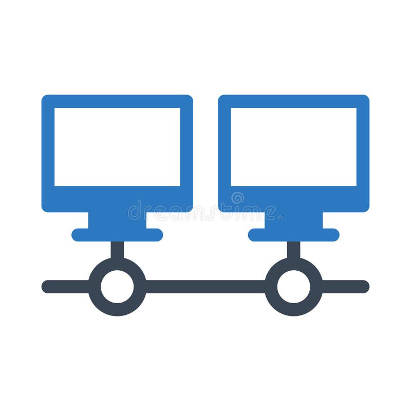 Connection Glyph Color Icon Stock Illustration - Illustration of pack ...