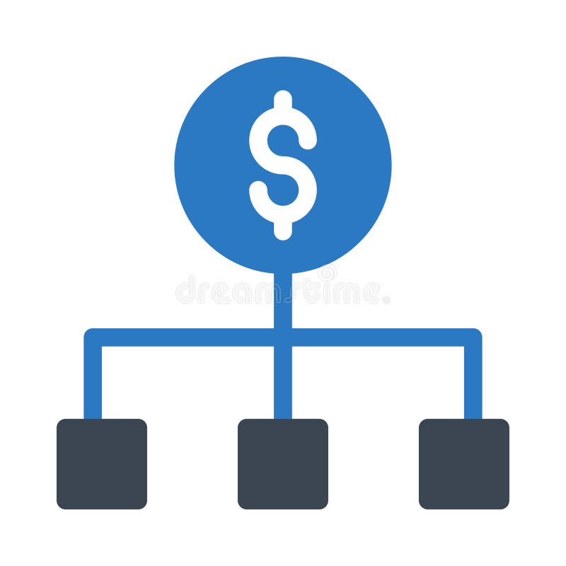 Connection Glyph Color Vector Icon Stock Vector - Illustration of ...