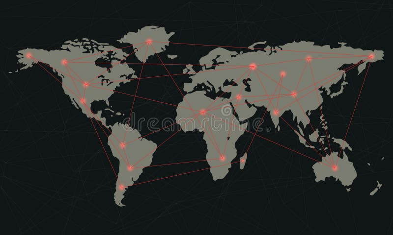 Connection to the land stock vector. Illustration of earth - 29780123