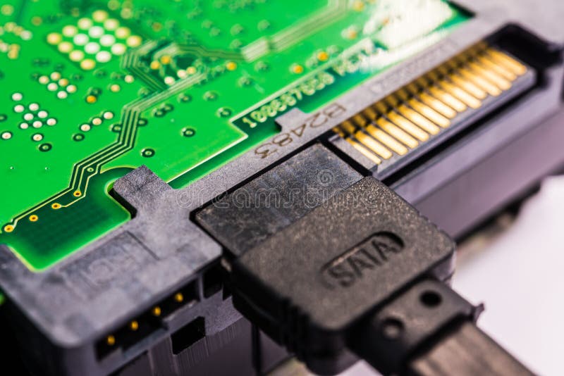 Connection hard disc drive stock image. Image of electrical - 33691803