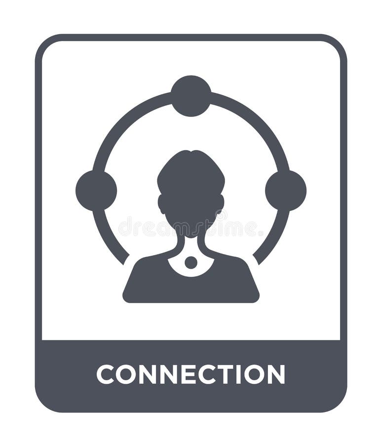 Connection Icon in Trendy Design Style. Connection Icon Isolated on ...