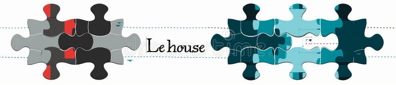 Connection of Ideas Puzzle Pieces Illustration Stock Illustration ...