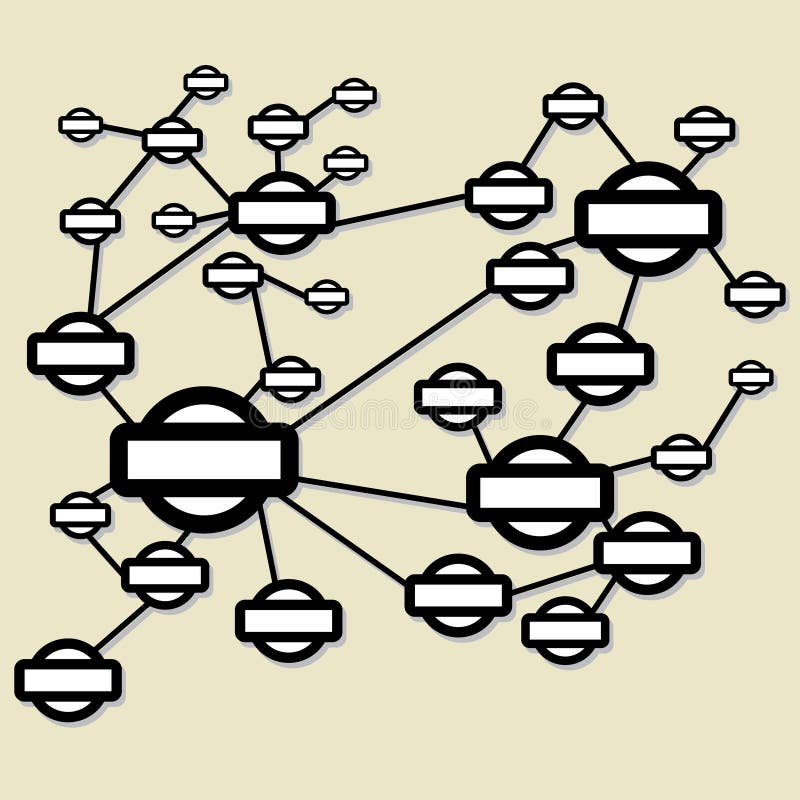 Matrix Connection Nodes Network Background Stock Vector - Illustration ...