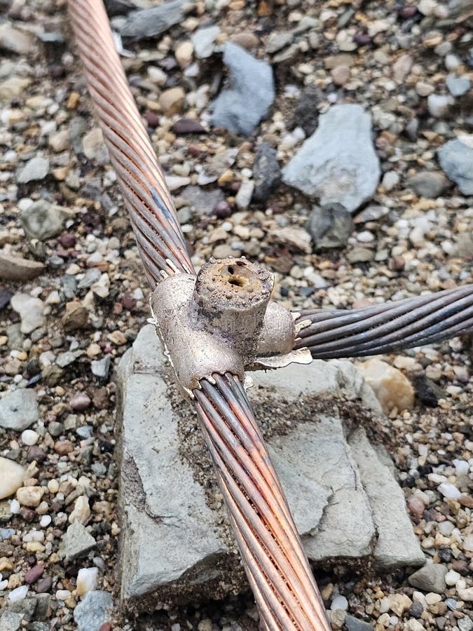 The Connection of a Large Copper Conductor As Part of the Electrical ...