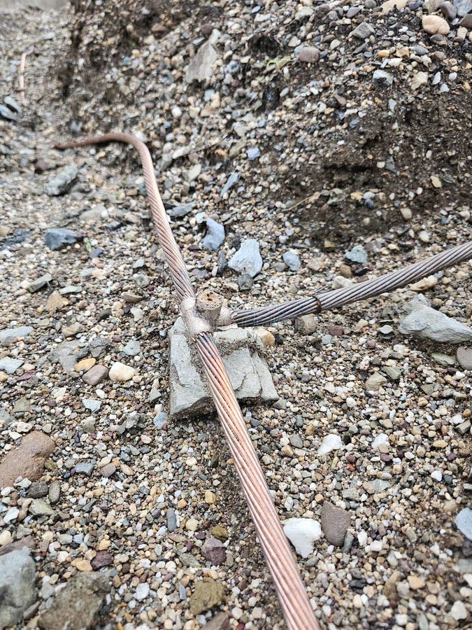 The Connection of a Large Copper Conductor As Part of the Electrical ...