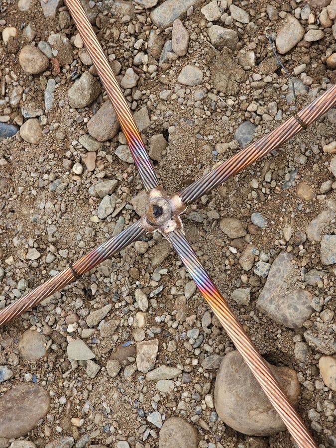 The Connection of a Large Copper Conductor As Part of the Electrical ...