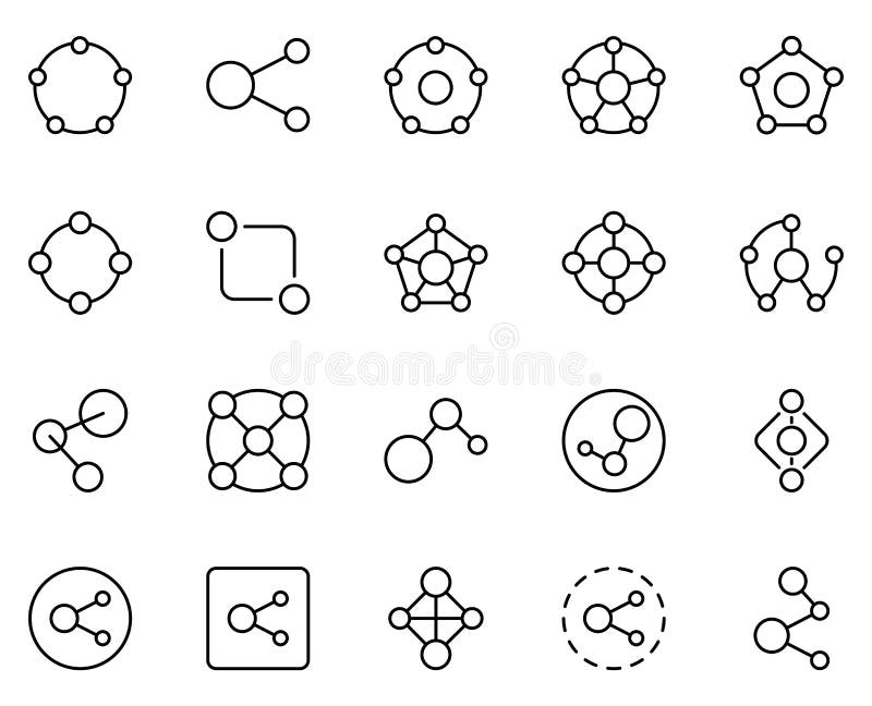 Connection line icon stock illustration. Illustration of connect ...