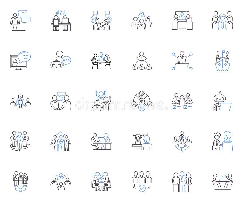 Connection Line Icons Collection. Relationship, Bond, Link ...