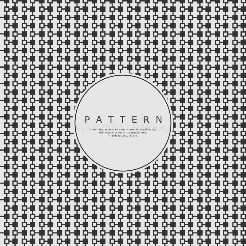 Connection Line Square Technology Abstract Pattern Design. Digital Box ...