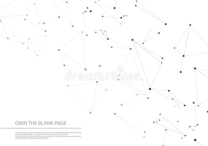 Connection lines and dots stock vector. Illustration of circle - 307131907