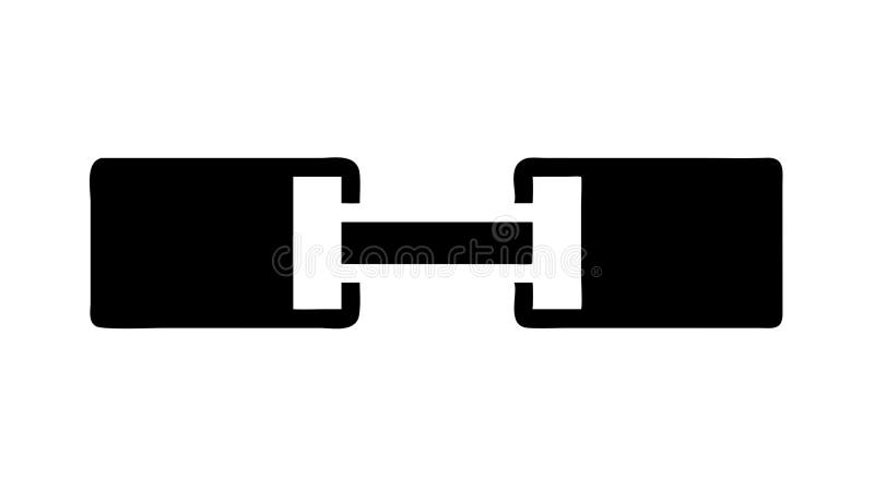 Connection or Link Icon for Data or Physical Coupling, Vector Design ...
