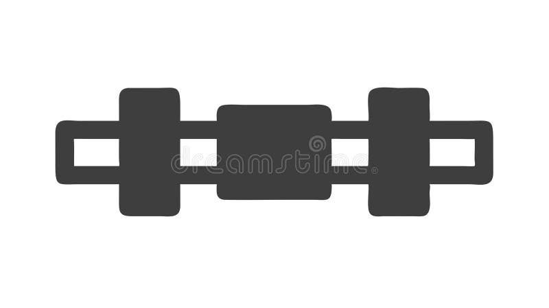Connection Link or Physical Coupling Icon, Vector Design Generative AI ...