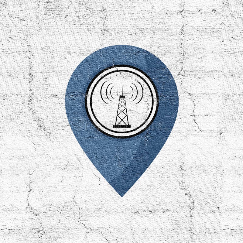 Connection Location Point Design Stock Illustration - Illustration of ...