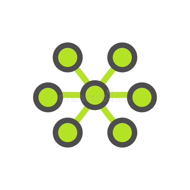 Molecule Logo, Connection Logo Icon Template Stock Vector ...