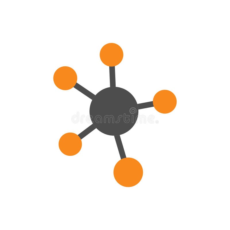 Molecule Logo, Connection Logo Icon Template Stock Vector ...