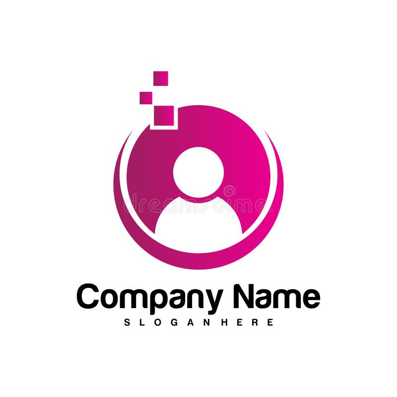 Connection Logo Vector Design Template Stock Vector - Illustration of ...