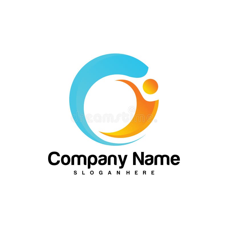 Connection Logo Vector Design Template Stock Vector - Illustration of ...