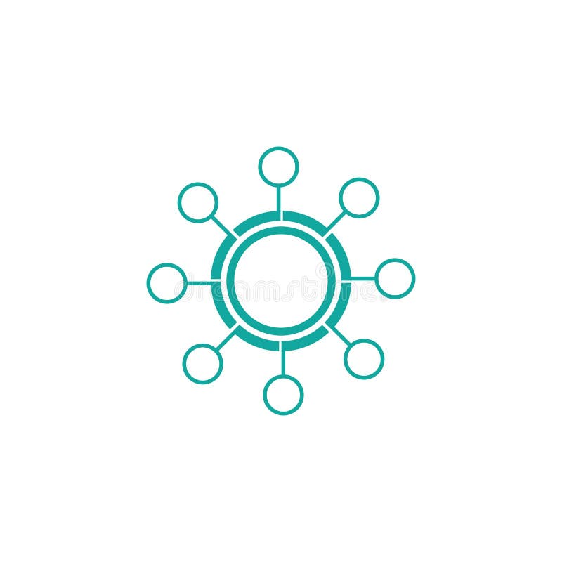 Connection Logo Vector Icon Stock Vector - Illustration of connect ...