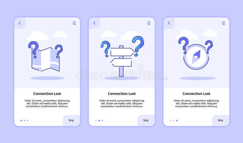 Lost Connection Disconnect Wifi Symbol on Display Smartphone Screen ...