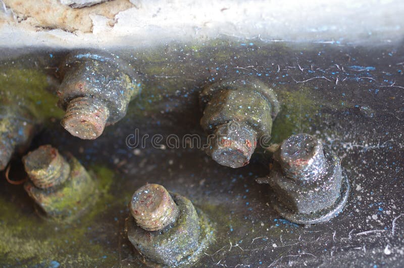 Connection of a Metal Pipe To a PVC Pipe. Close-up Stock Photo - Image ...