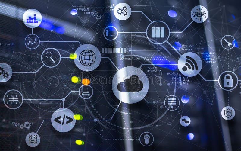 Connection Network Project . Mixed Media Graphics on Virtual Screen ...