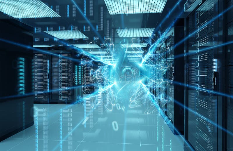 Connection Network in Servers Data Center Room Storage Systems 3D ... Connection Network in Servers Data Center Room Storage Systems 3D ...
