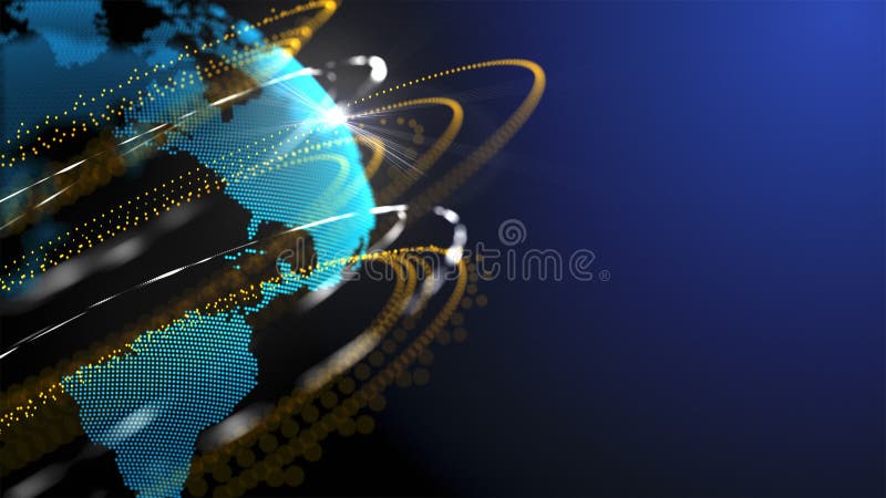 Connection Network Technology Design Stock Illustration - Illustration ...