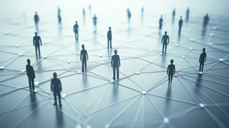 Connection Network Visualizes Relationships among People in a Digital ...
