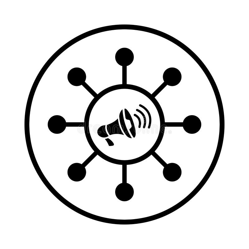 Connection, Networking, Viral Icon. Black Vector Sketch Stock Vector ...