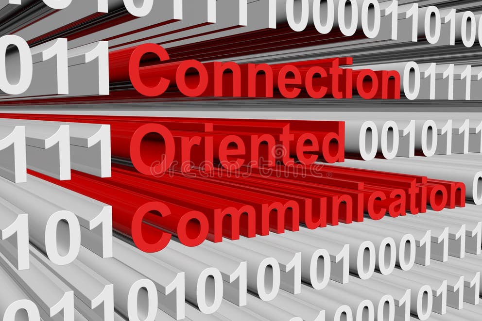 Connection Oriented Communication Stock Illustration - Illustration of ...